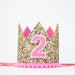 2nd Birthday Crown 2nd Birthday Hat 2nd Birthday Girl Outfit 2nd ...