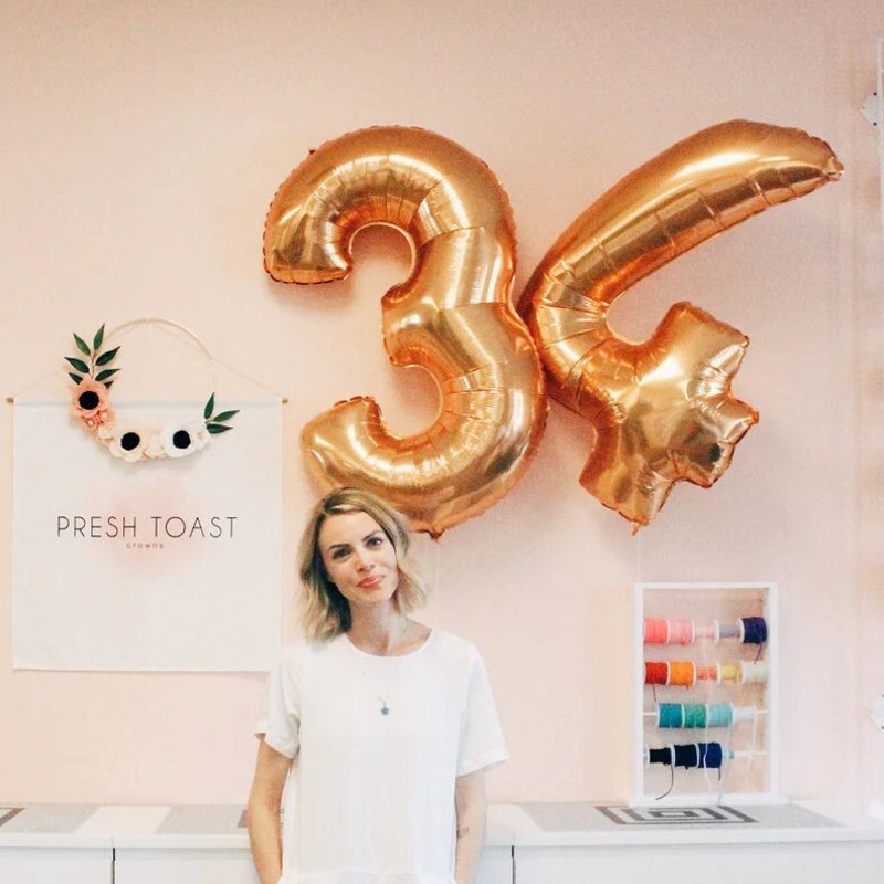 32 Inch Number Balloons - Etsy