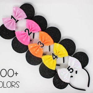 Birthday Mouse Ears Birthday Party Ears Any Age Birthday Magic Mouse ...