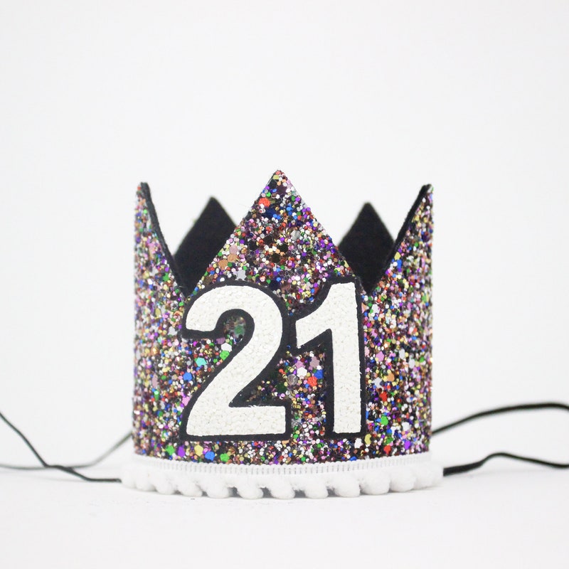 21 Birthday Crown - Etsy