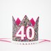 40th Birthday Crown 40th Birthday Hat 40th Birthday Party - Etsy