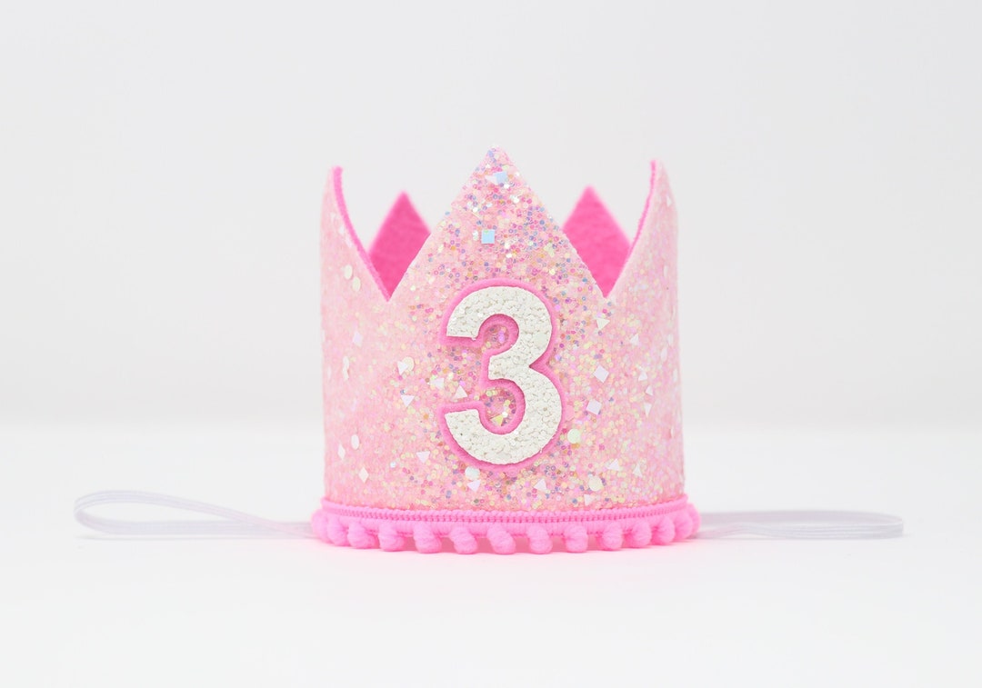3rd Birthday Crown | Third Birthday Crown | 3rd Birthday Girl | Donut ...