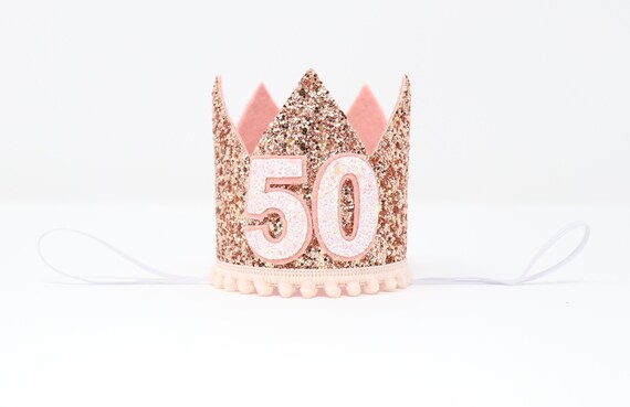 50th Birthday Crown 50th Birthday Gift for Her 50th - Etsy