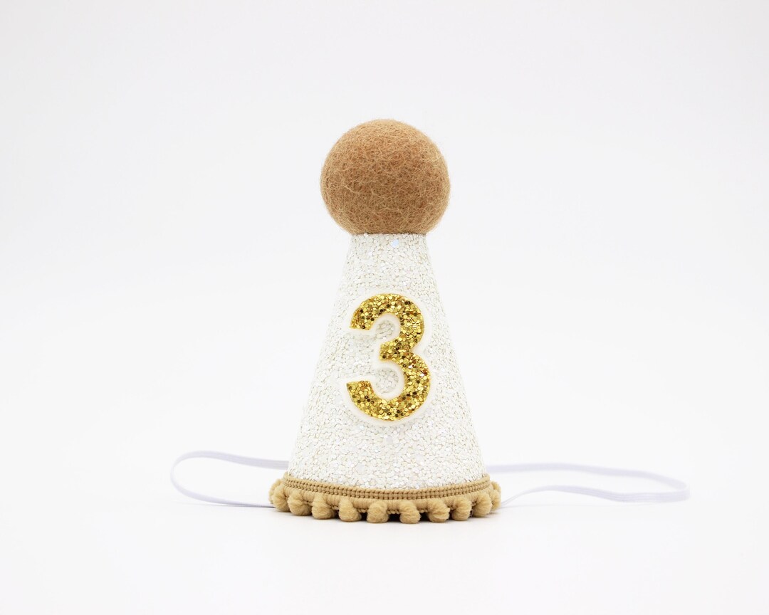 3rd Birthday Hat | 3rd Birthday Boy | 3rd Birthday Party Hat | White ...