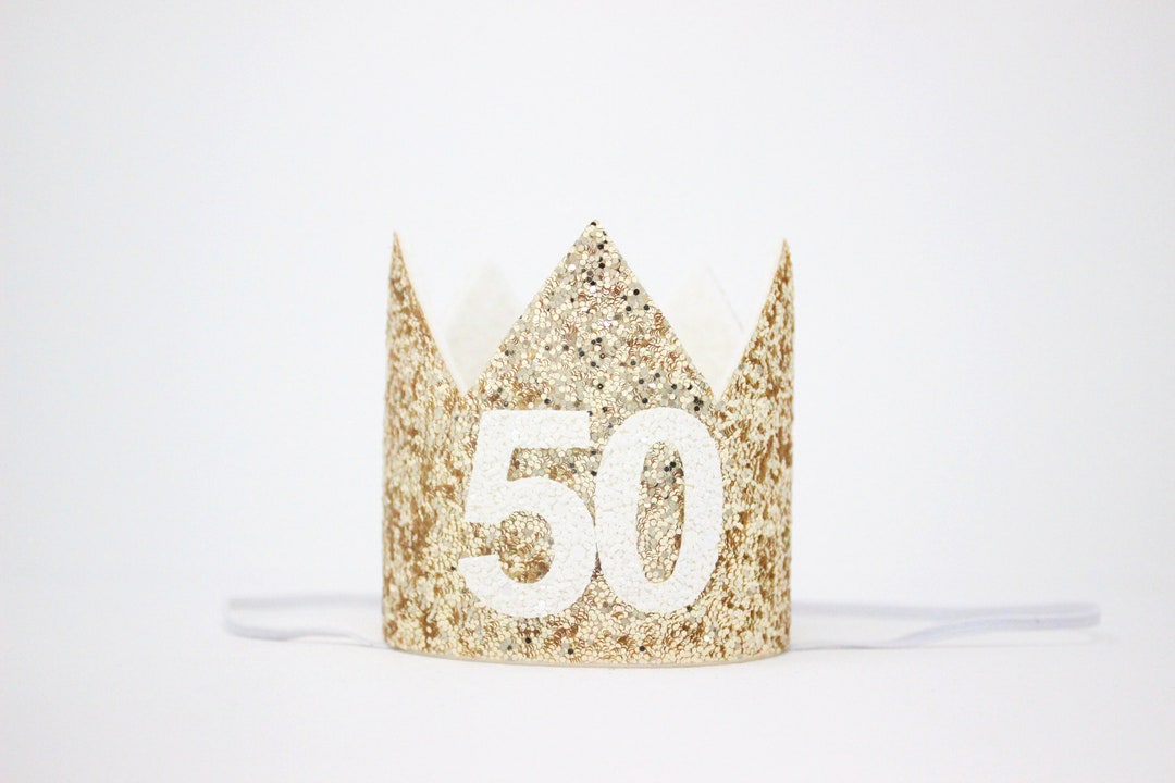 50th Birthday Crown | 50th Birthday Hat | 50th Birthday Party | 50th ...