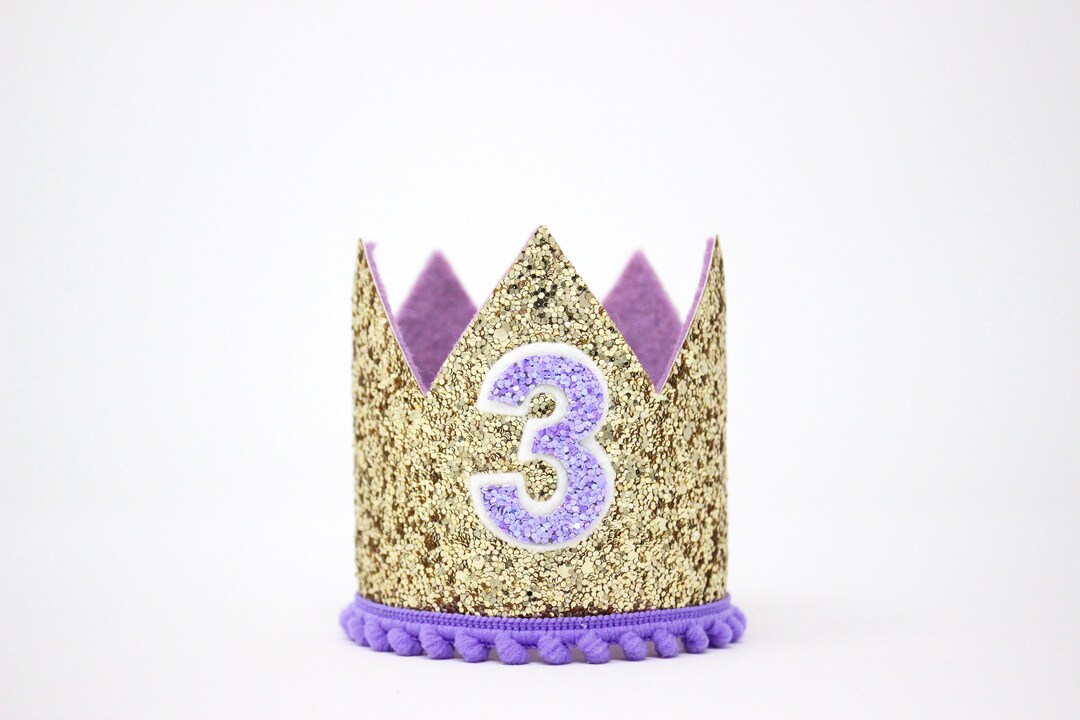 3rd Birthday Crown Third Birthday Crown 3rd Birthday Girl - Etsy.de