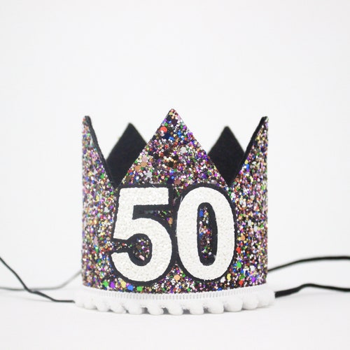 50th Birthday Crown 50th Birthday Gift for Her 50th - Etsy