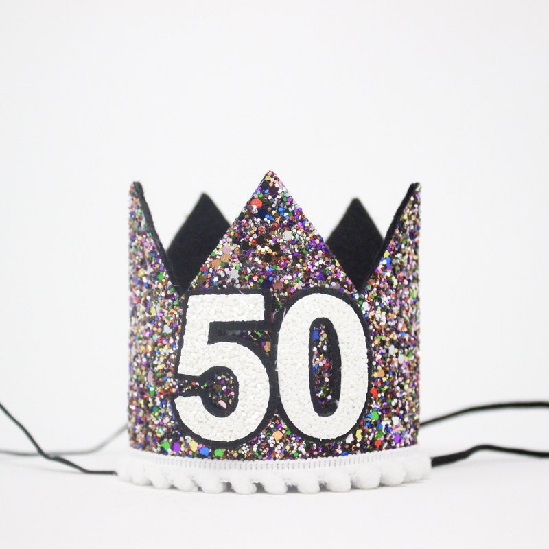 50th Birthday Crown - Etsy