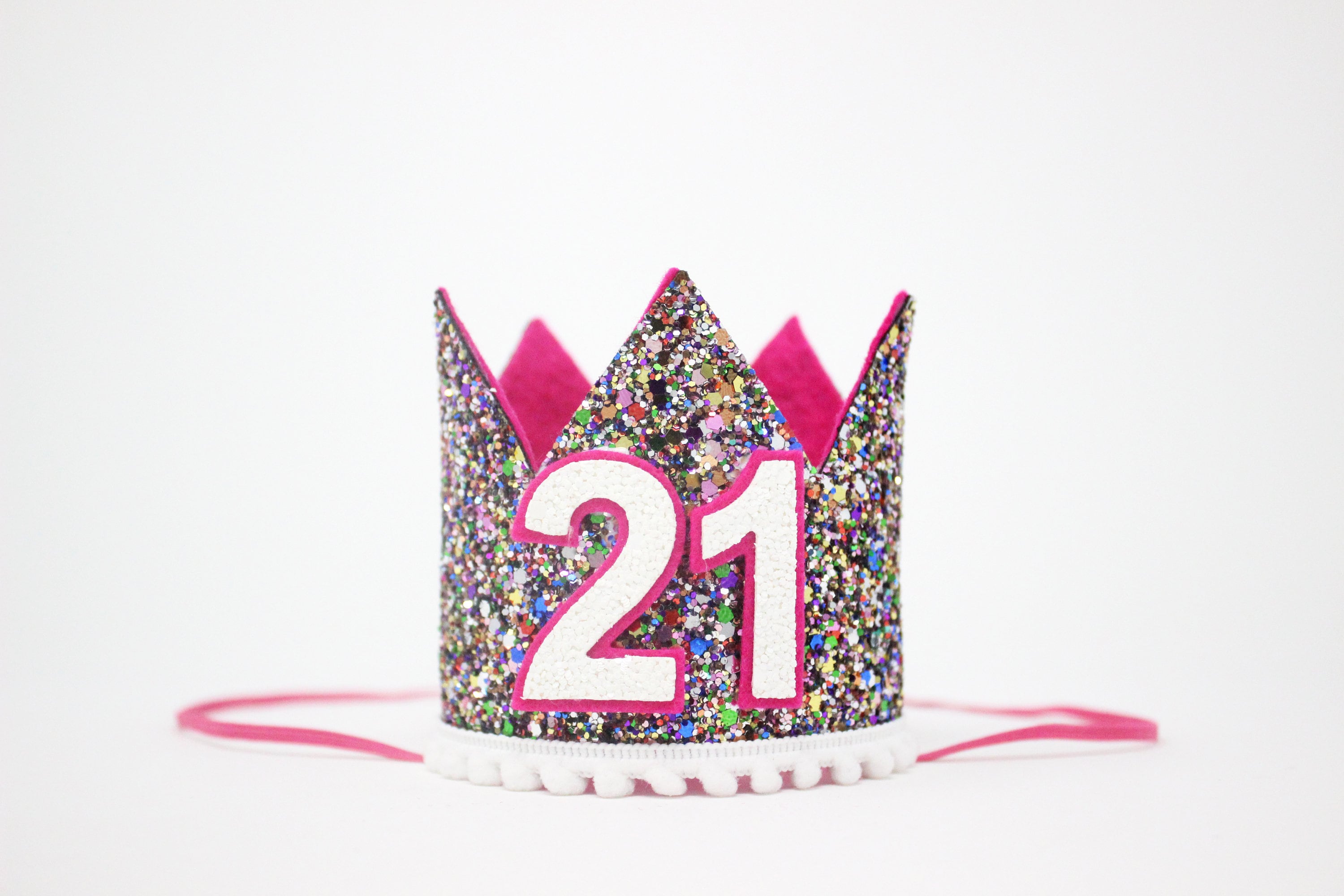 21st Birthday Crown 21st Birthday Hat 21st Birthday Party 21st Birthday for Her 21st Birthday Gift for Women Kaleidoscope Magenta Etsy UK