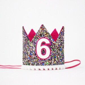 7th Birthday Crown 7th Birthday Hat 7th Birthday Girl Outfit 7th ...