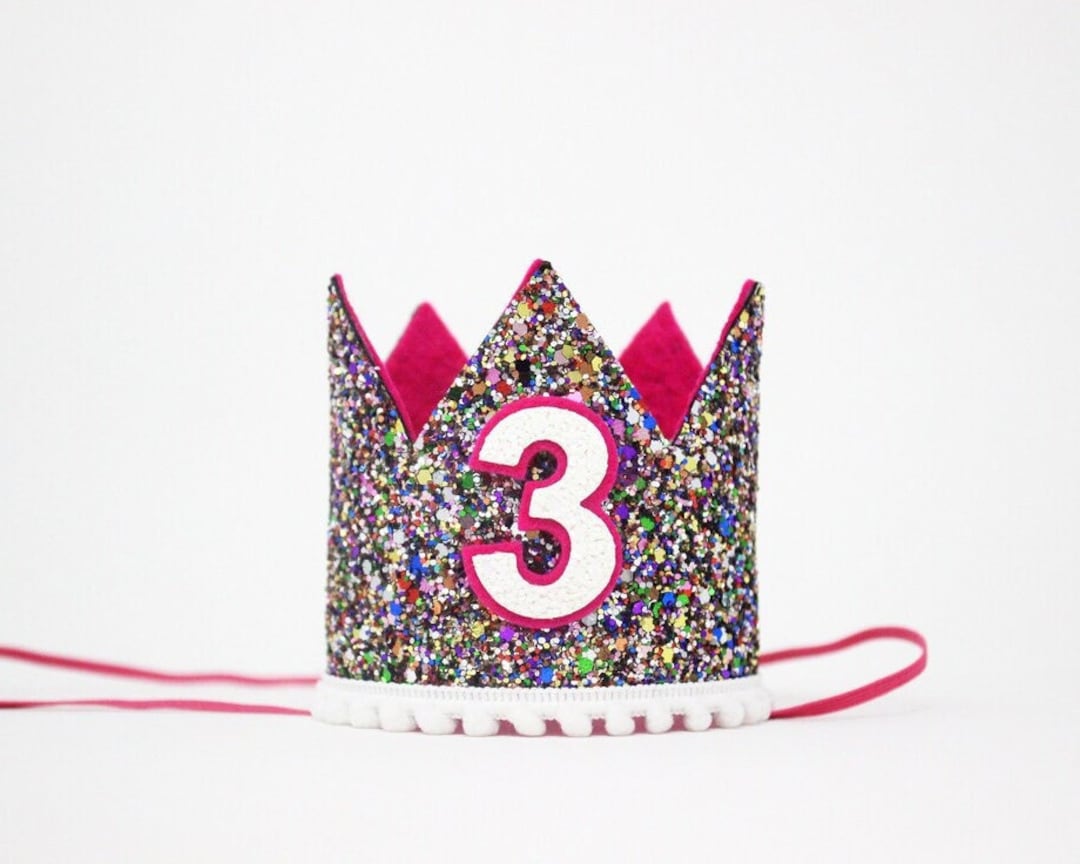 3rd Birthday Crown 3rd Birthday Hat 3rd Birthday Girl Outfit 3rd ...
