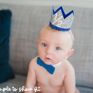 1/2 Birthday Crown | Baby Boy 6 Month Crown | Half Birthday Outfit Boy ...