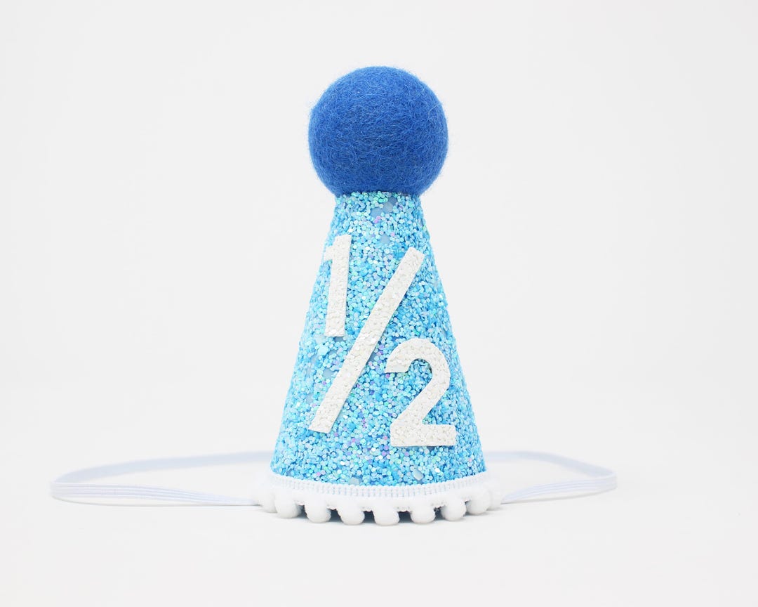 Half Birthday Boy Hat | 1/2 Birthday Boy Party Hat + Optional Bow Tie ...