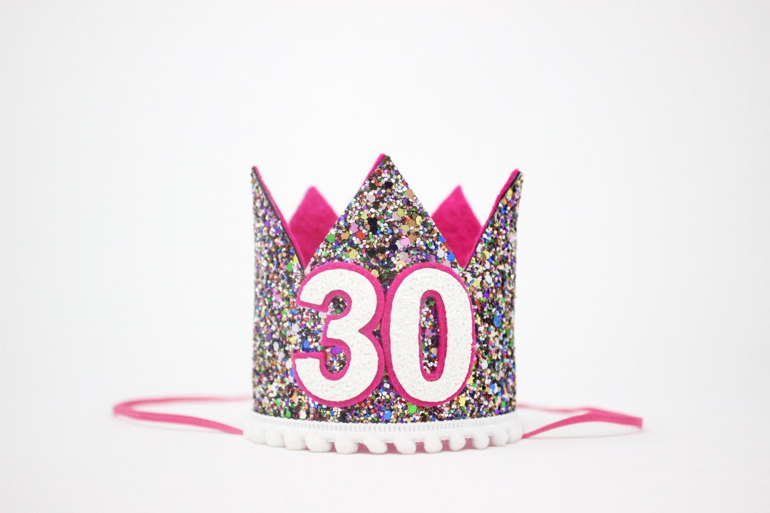 30th Birthday Crown | 30th Birthday Hat | 30th Birthday Party | 30th ...