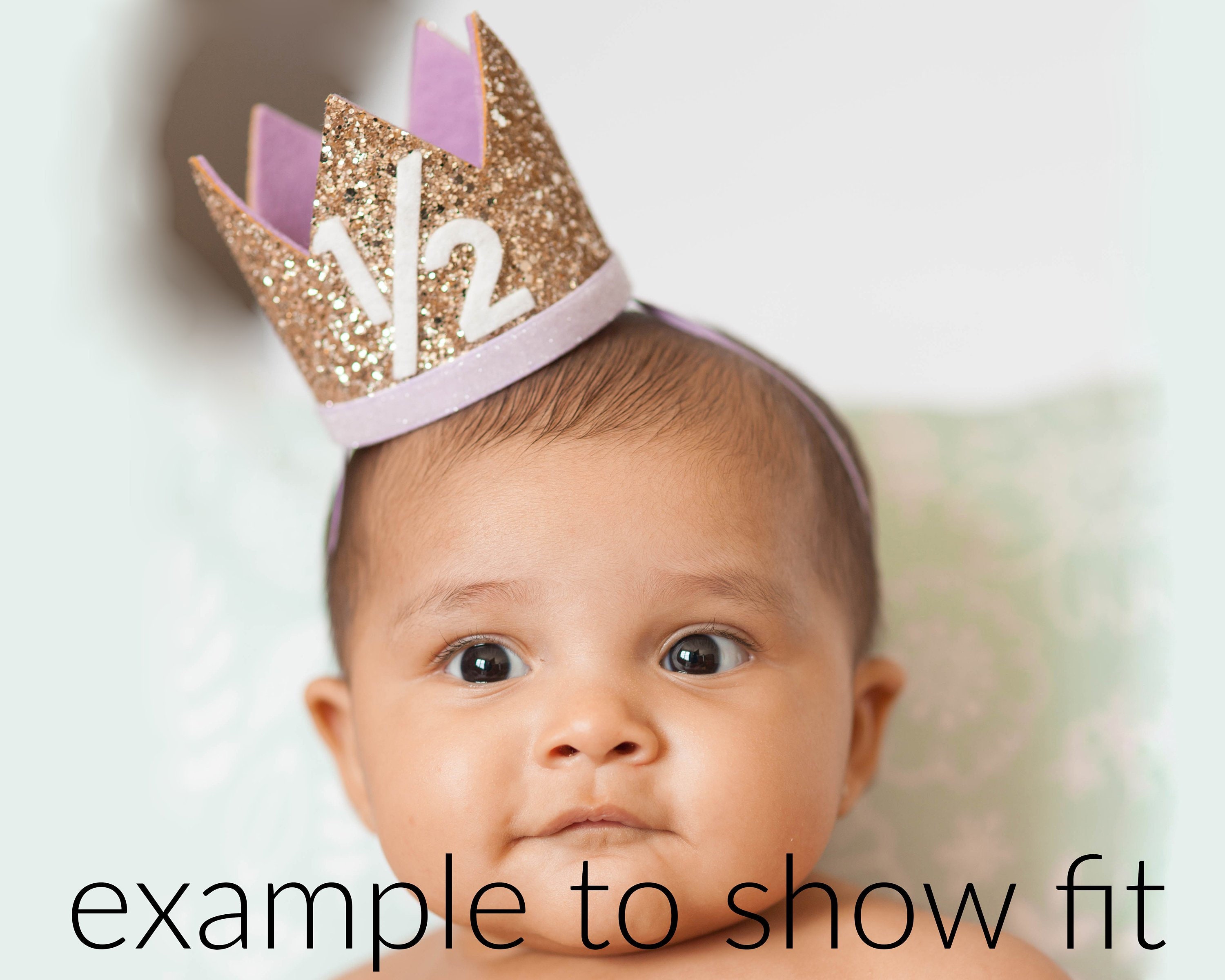 1/2 Birthday Crown Half Birthday Outfit Girl Half Birthday - Etsy