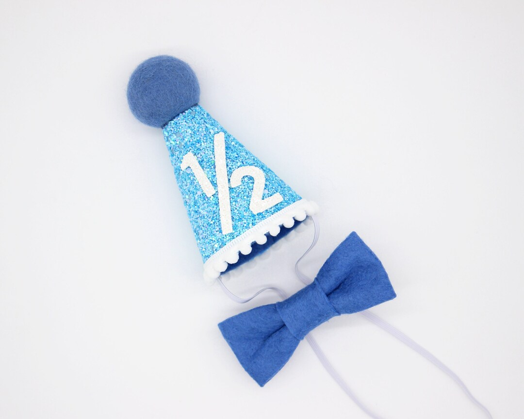 Half Birthday Boy Hat 1/2 Birthday Boy Party Hat Optional - Etsy
