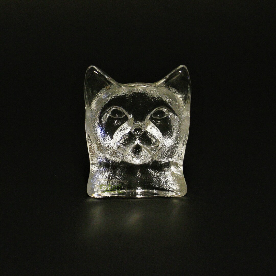 Paperweight Cat / Cat Nybro Made in Sweden - Etsy