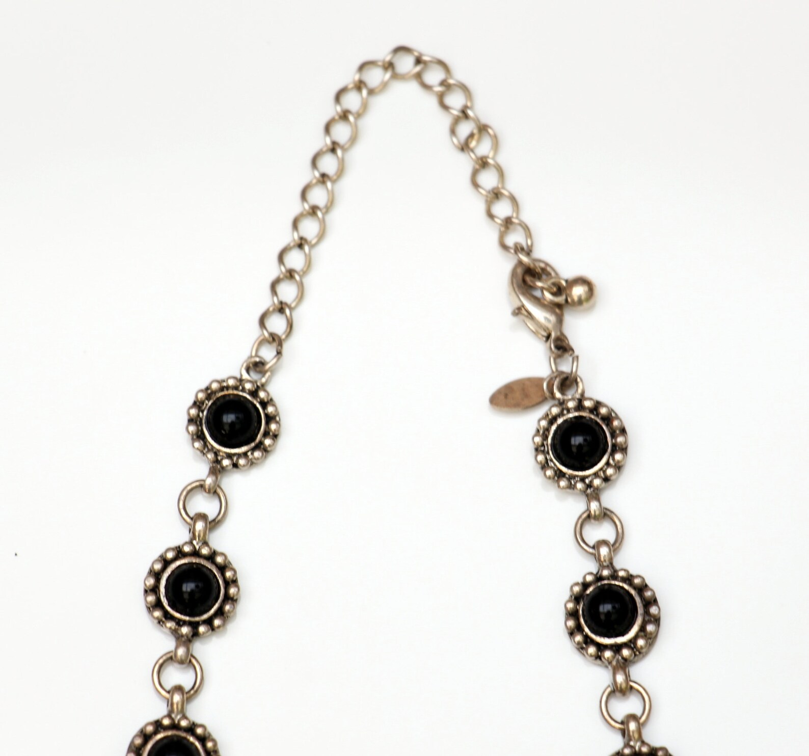 MKM Design Ketting Zilver/Zwart | Etsy