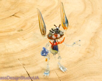 Glass rabbit | Etsy