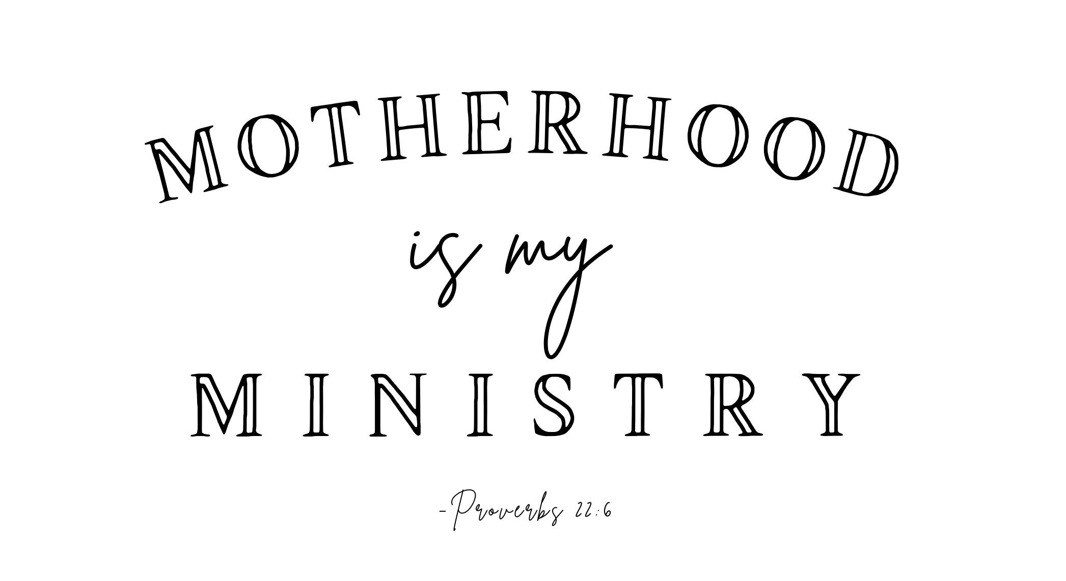 Motherhood is My Ministry, SVG, PNG, Christian Svg, Christian Download ...