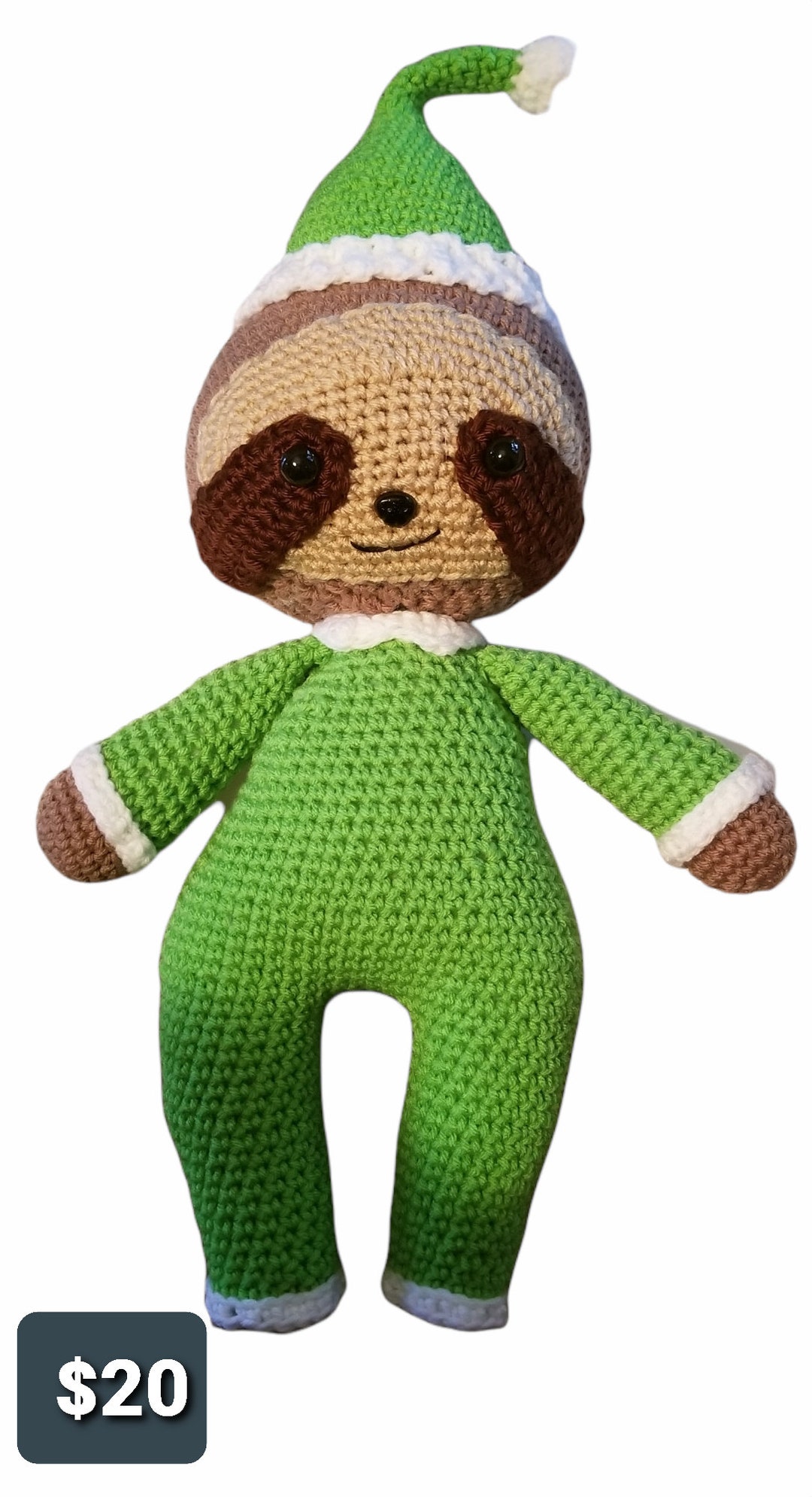 Sebastian the Bedtime Sloth - Etsy