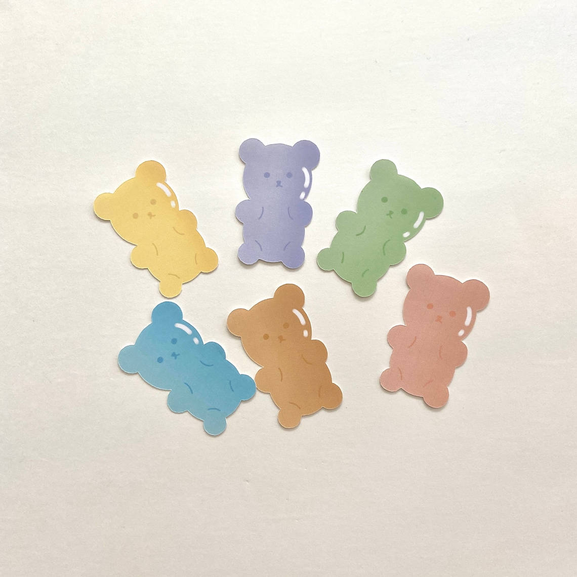 Gummy Bear Sticker Pack Aesthetic Stickers Cute Stickers - Etsy