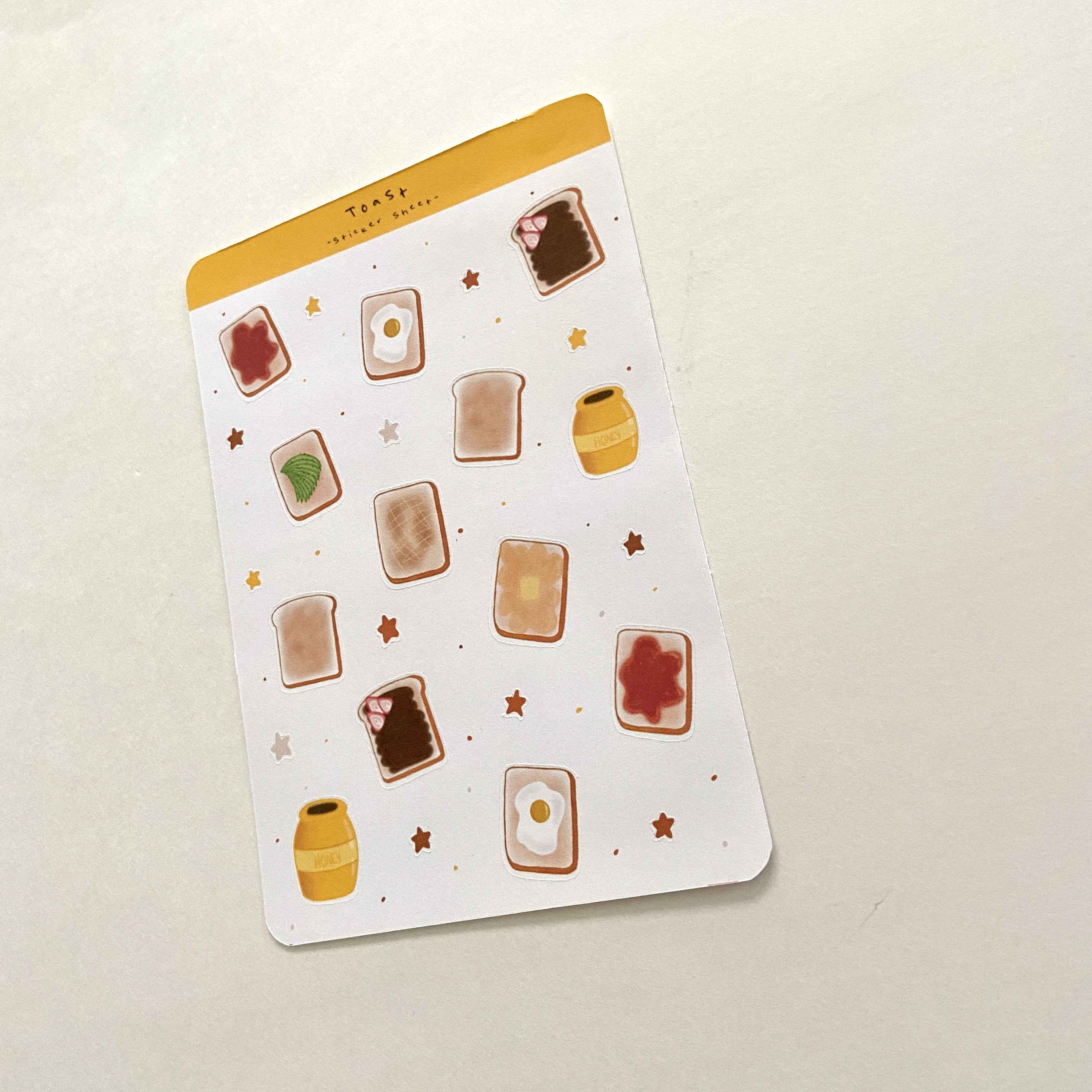 Toast Sticker Sheet Planner Stickers Bullet Journalling - Etsy