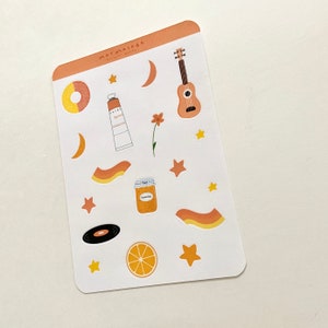 Marmalade Sticker Sheet - Aesthetic - Journalling - Penpal Supplies ...