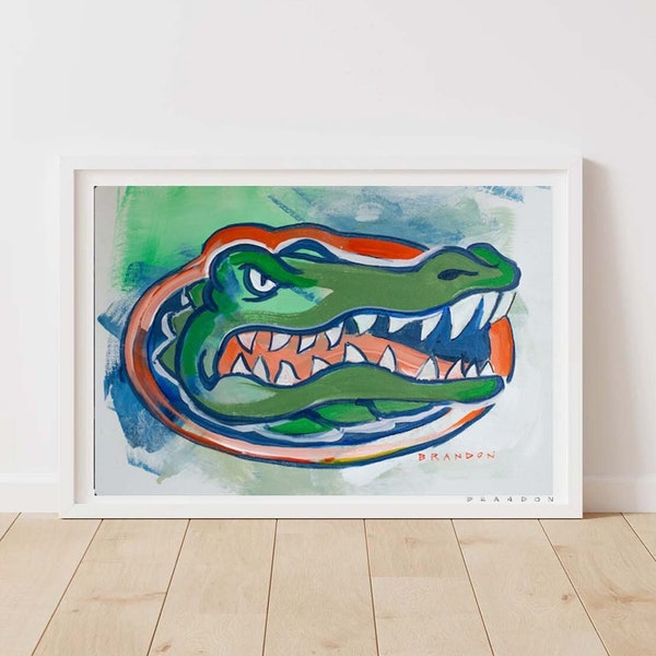 Gator Print - Etsy