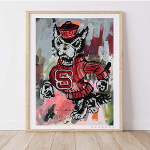 North Carolina State Wolf Pack "vintage Marching Tuffy" | Archival ...