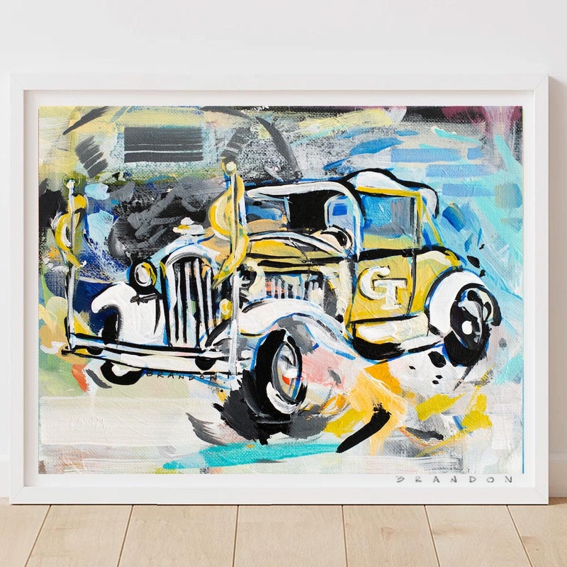 Georgia Tech Art - Etsy