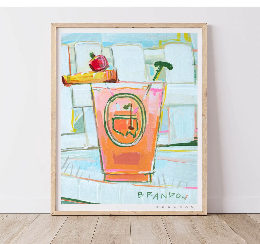 The Masters “azalea Cocktail” by Brandon Thomas | Archival-quality Art ...