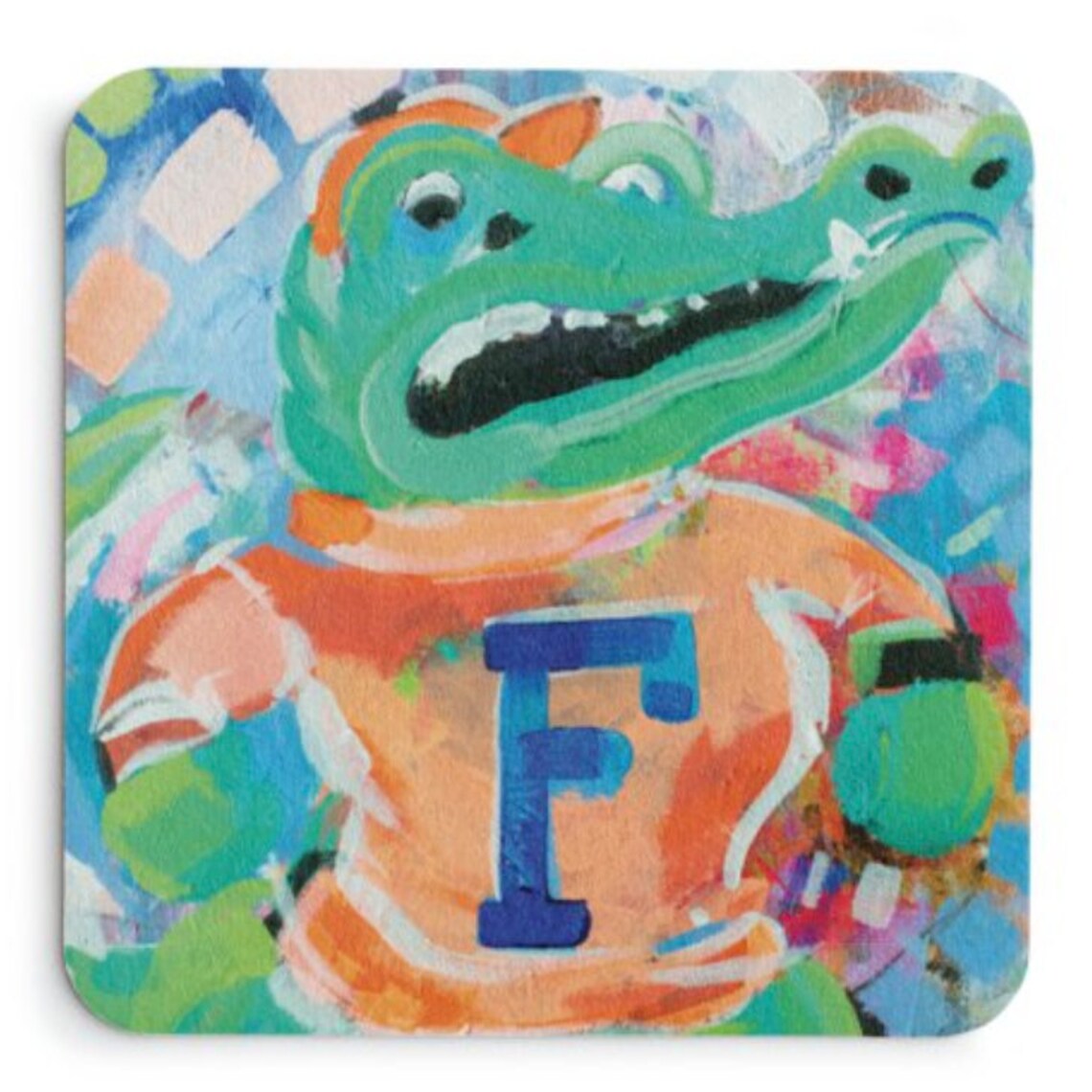 Florida Gators Fighting Gator Water-resistant Coaster - Etsy