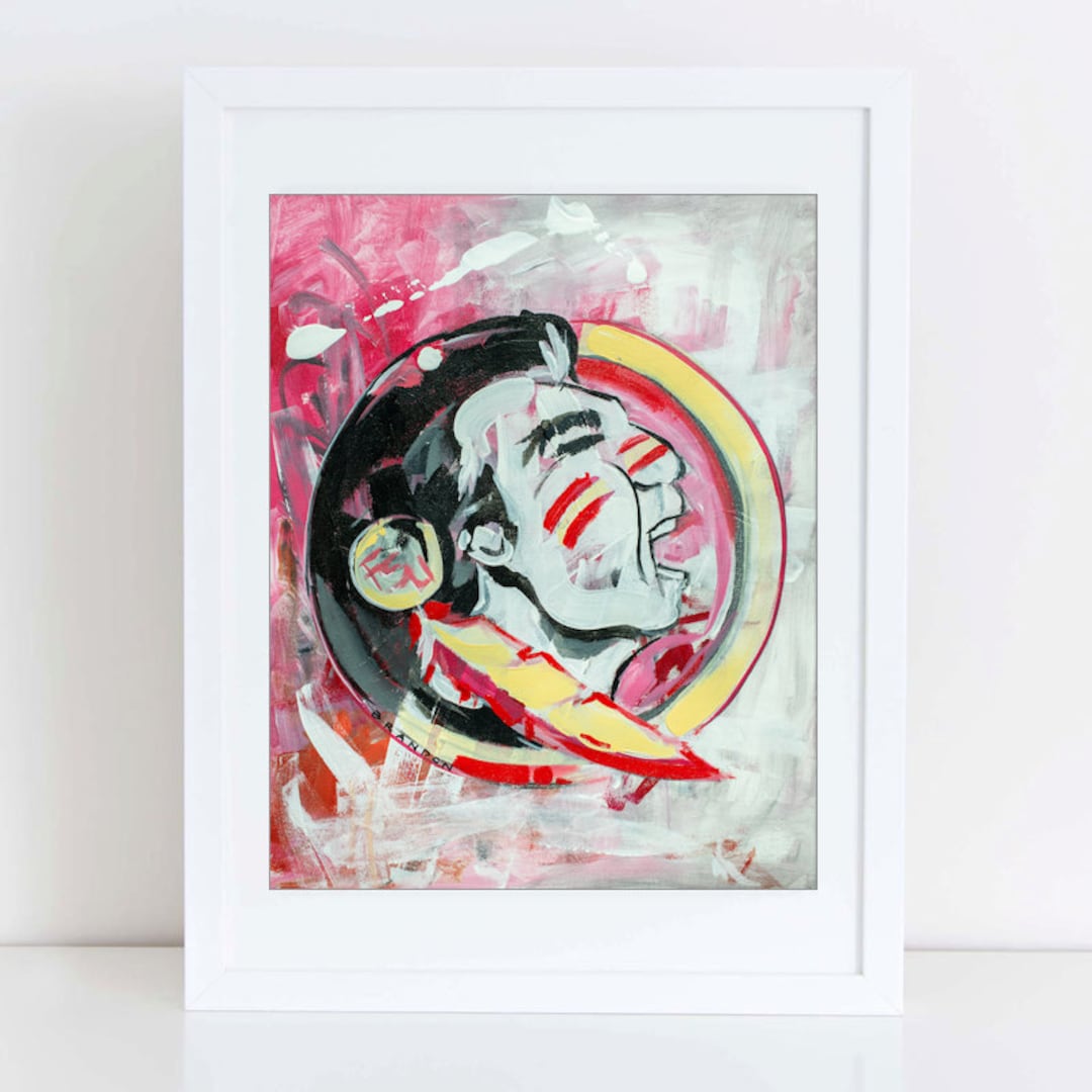 Florida State Seminoles "chief Osceola" | Archival-quality FSU Print - Etsy