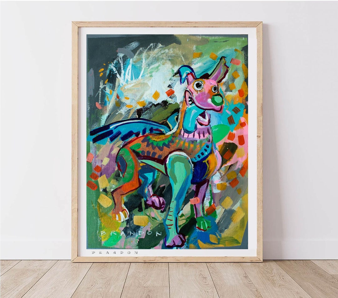 Coco dante the Spirit Guide Archival-quality Painting Print - Etsy