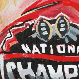 Georgia Bulldogs Back 2 Back National Championship "hairy With the Flag ...