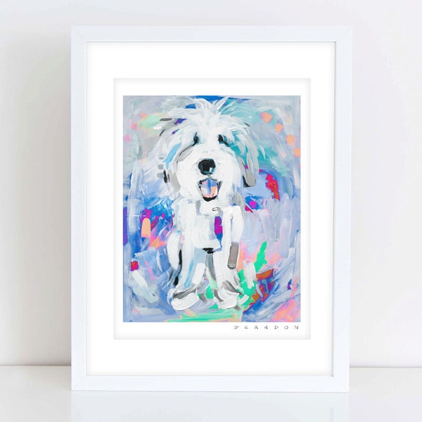 Aussiedoodle Painting - Etsy