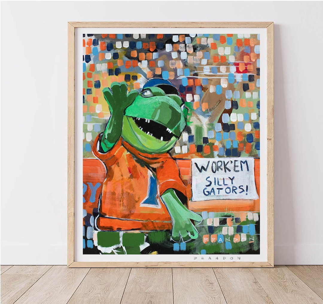 Florida Gators "work'em Silly Gators" Albert in the Swamp | Archival ...