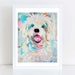 Sheepadoodle Doodle Painting Print D029 - Etsy