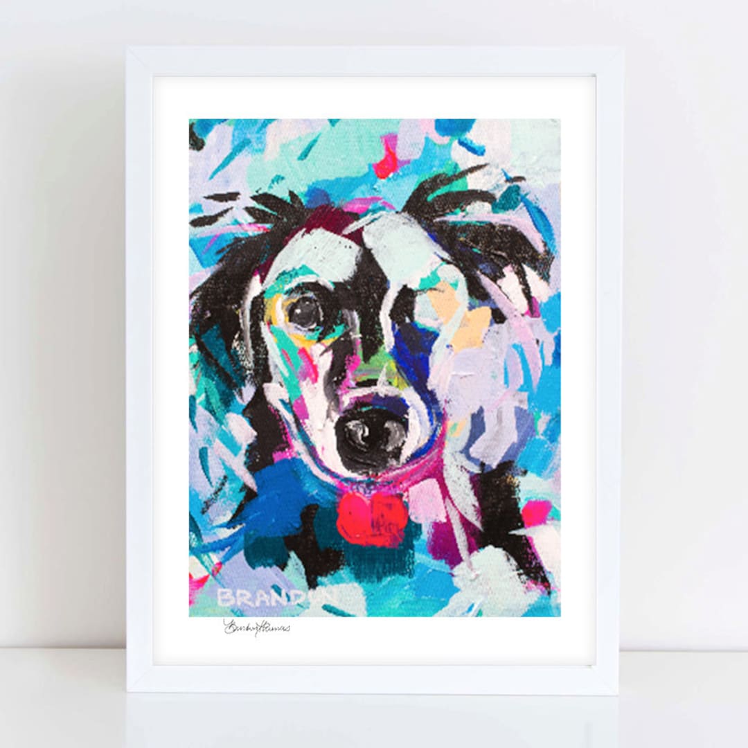 Black Lab Mosaic Labrador Retriever | Archival-quality Art Print - Etsy