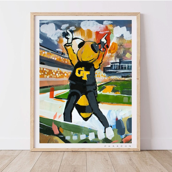 Georgia Tech Art - Etsy