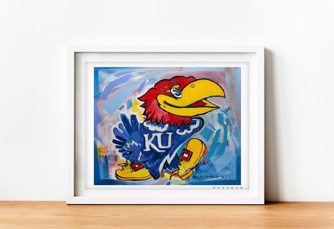 Kansas Jayhawks National Championship Painting Print - Etsy