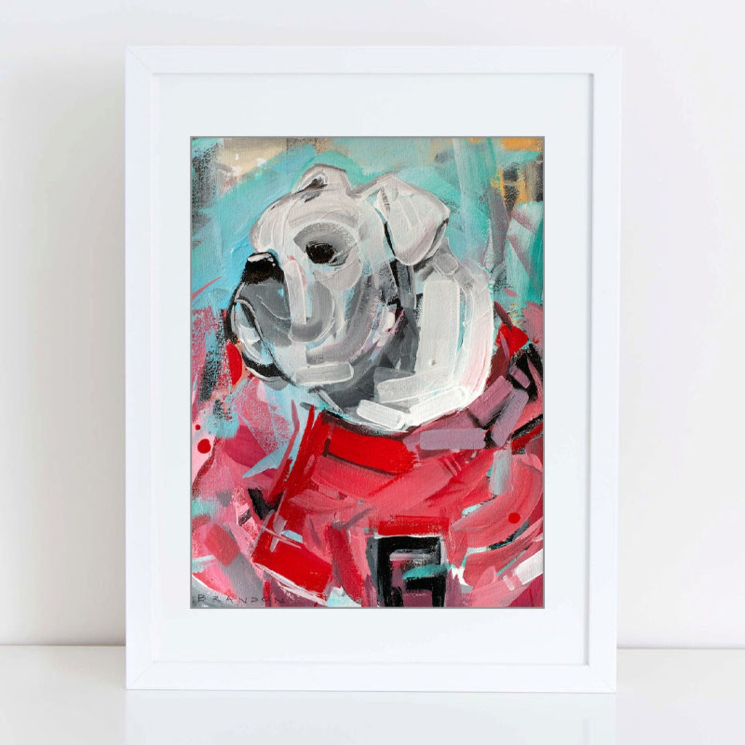 Georgia Bulldogs "uga One" by Brandon Thomas | Officially Licensed ...