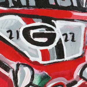 Georgia Bulldogs Back 2 Back National Championship "hairy With the Flag ...