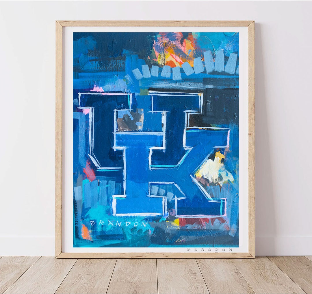 Kentucky Wildcats "classic Uk" | Archival-quality Art Print - Etsy