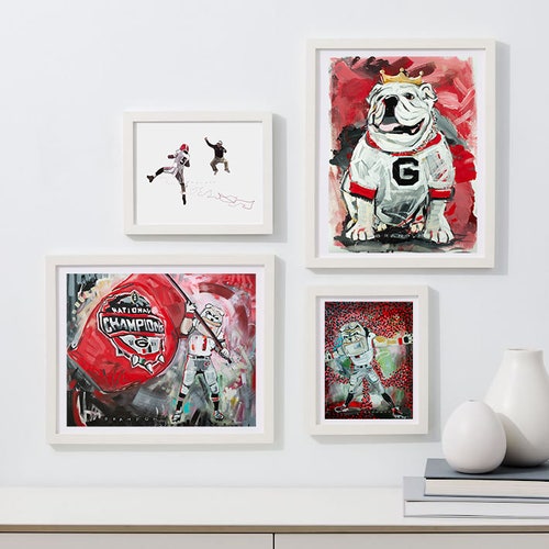 University of Georgia UGA Bulldogs Picture Frame - Etsy