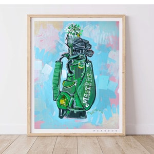 The Masters “vintage Masters Bag” by Brandon Thomas | Archival-quality ...