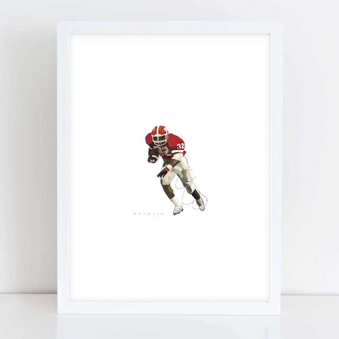 Georgia Bulldogs "lars Tate" by Brandon Thomas | Archival-quality ...