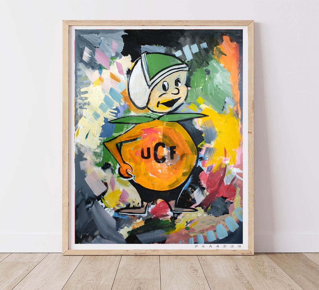 UCF Knights "retro Citronaut" | Archival-quality Art Print - Etsy