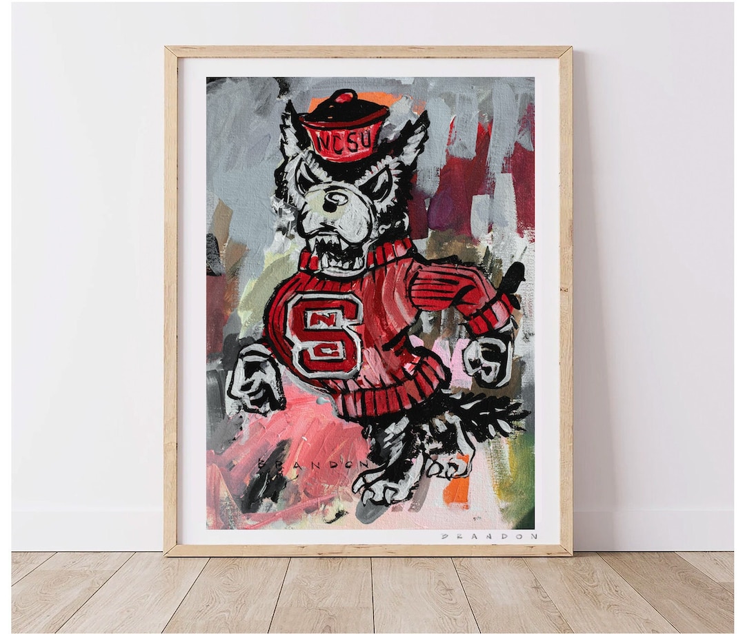 North Carolina State Wolf Pack "vintage Marching Tuffy" | Archival ...
